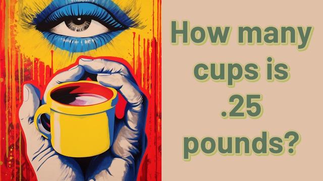 Cuántas tazas hay en 25 libras Guía de conversión